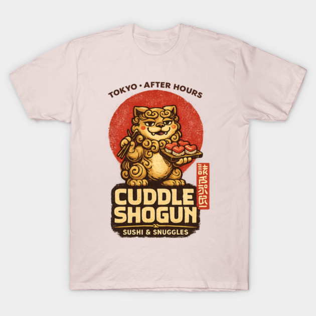 Cuddle Shogun: Sushi & Snuggles - Beach - T-Shirt | TeePublic