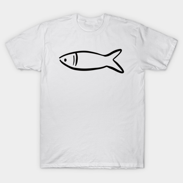 Fish Sketch Art - Fish - T-Shirt | TeePublic