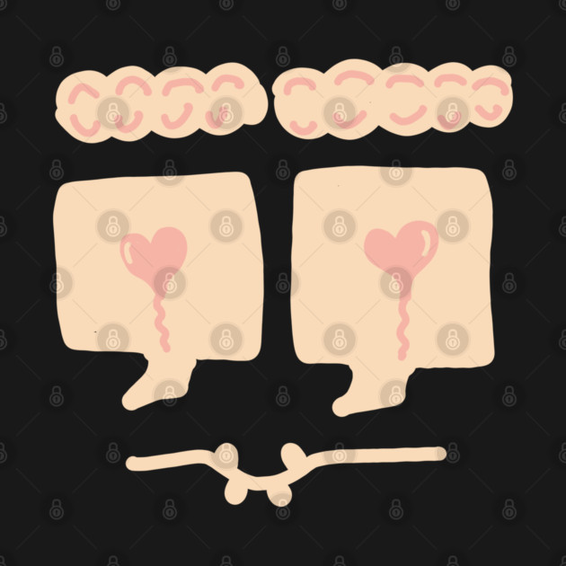 Soft Heart Puzzle Doodle – Pastel Emotions - Doodle Art - T-Shirt ...