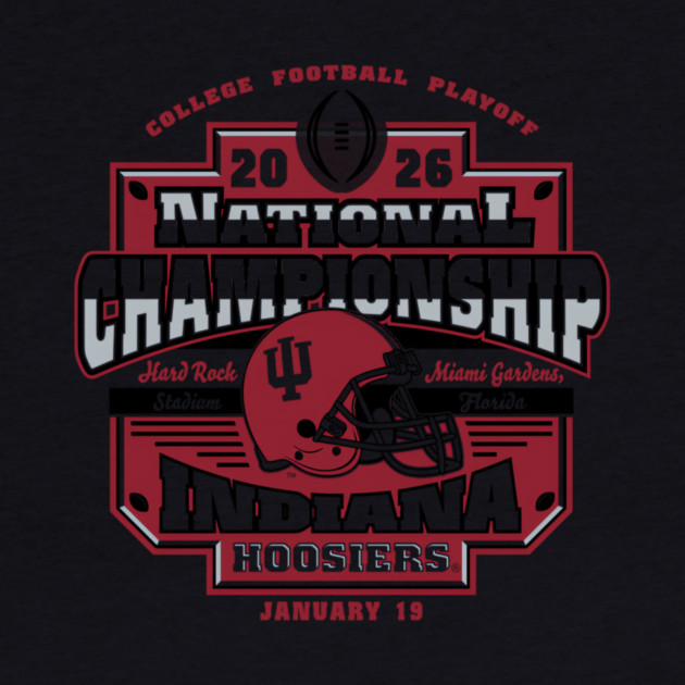 Indiana Hoosiers CFP National Championship 2026 Icon - Indiana Hoosiers ...