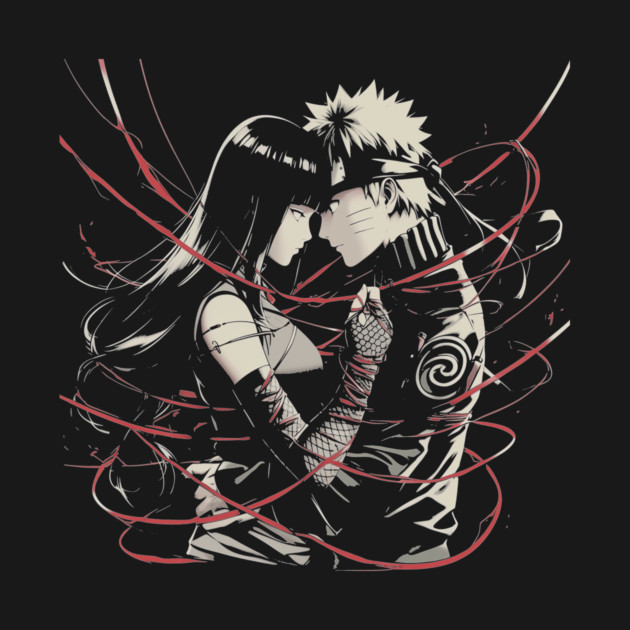 Naruto Hinata Red String of Fate - Naruto Hinata - T-Shirt | TeePublic