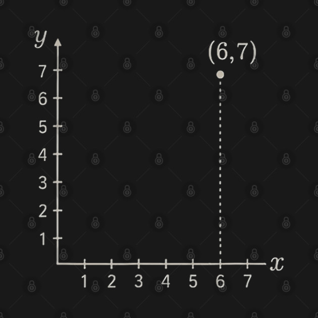 Six Seven 6 7 Coordinate Grid Plot Graph Plane - Coordinate Grid Meme ...
