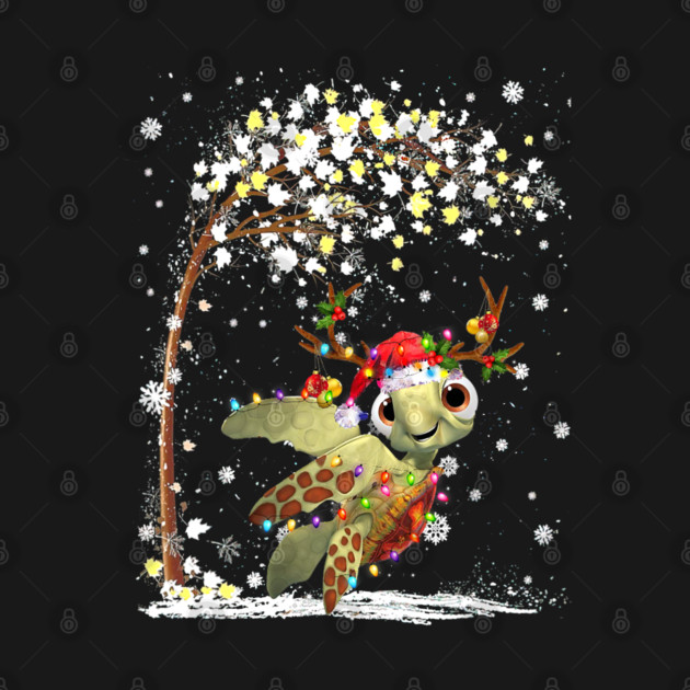 Turtle Pet Reindeer Hat Santa Christmas Tree Funny Turtle Xmas 184 ...