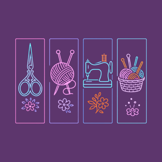 Sewing & Knitting Women - Quilting Sewing - T-Shirt | TeePublic