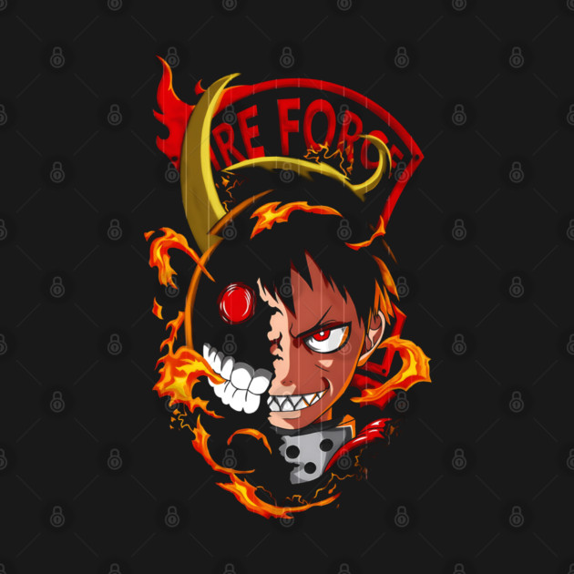 fire force shinra - Fire Force - T-Shirt | TeePublic