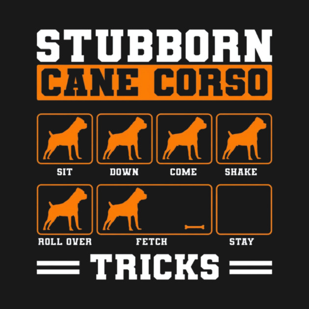 Stubborn Cane Corso Sit Down Come Shake Roll Over Fetch - Cane Corso ...