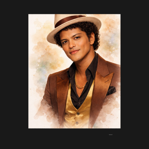 Bruno Mars Vintage - Bruno Mars Vintage - T-Shirt | TeePublic