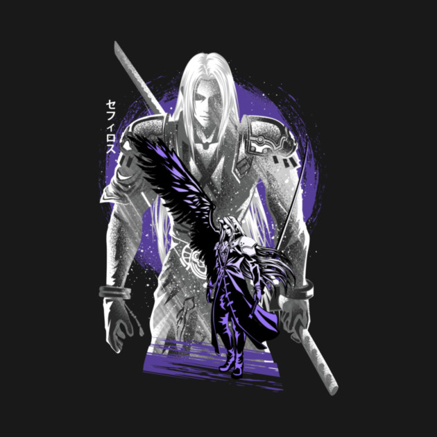 Angel of Death Sephiroth v2 - Angel Of Death Sephiroth V2 - T-Shirt ...