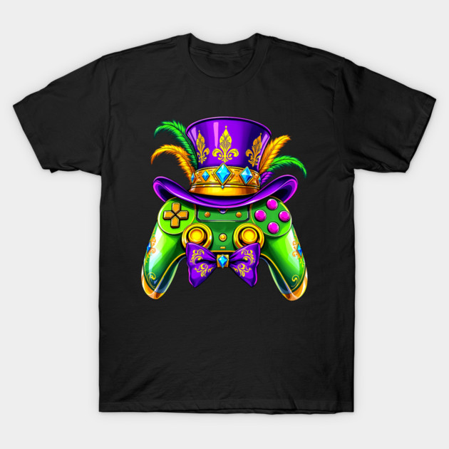 Mardi Gras Gamer Jester Mask Carnival Parade Vibes - Gamer Jester Mask ...