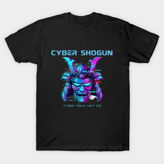 Cyber Shogun - Glitch Samurai Helmet Cyberpunk Unit 03 - Samurai - T ...