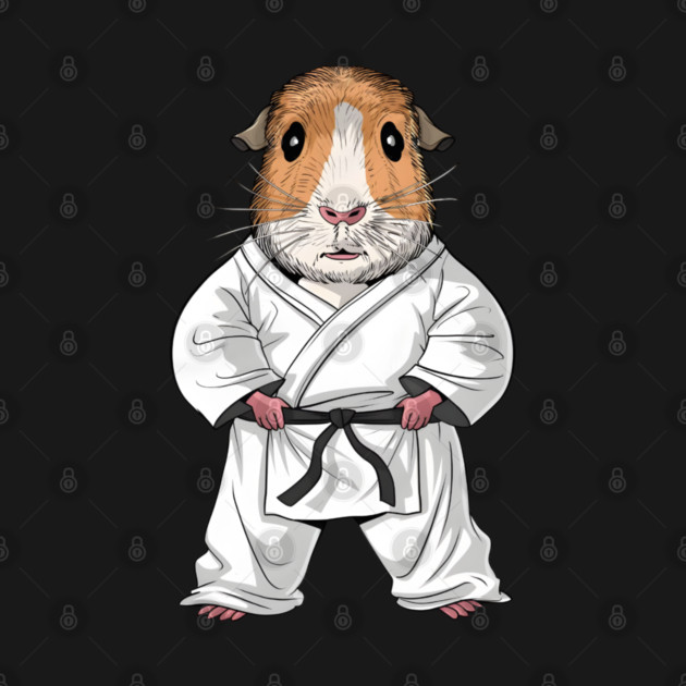 Karate Guinea Pig - Martial Arts Cavy Master - Guinea Pig - T-Shirt ...