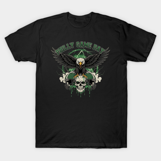 Cool Eagles Football Game Day - Football Gameday - T-Shirt | TeePublic