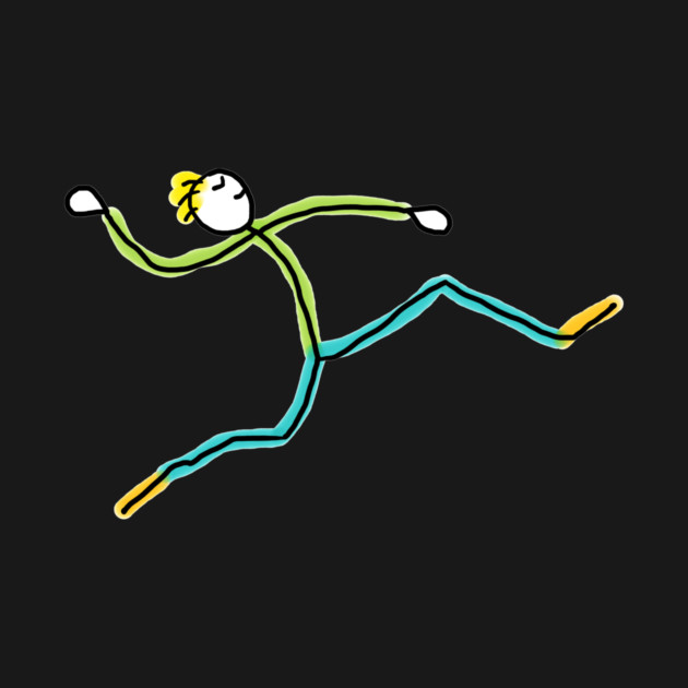 Long Jump Stickman - Long Jump - T-Shirt | TeePublic