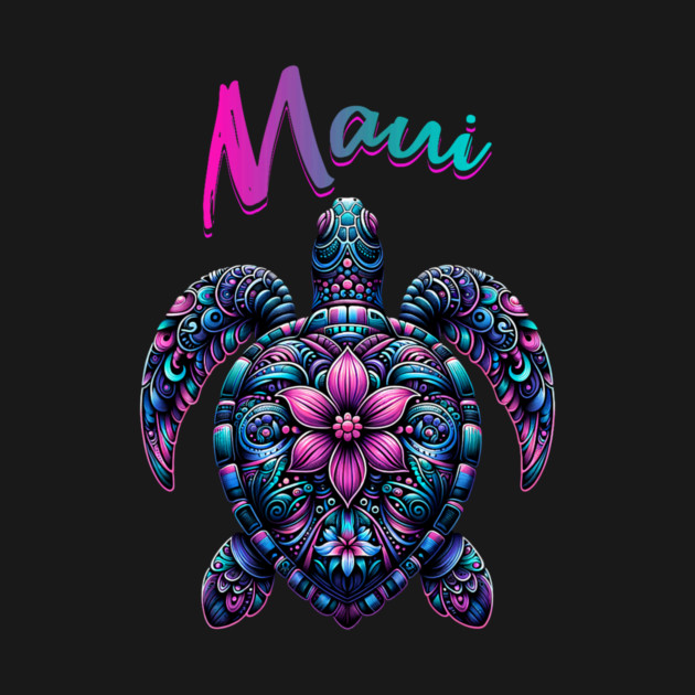 Turtle Pet Hawaiian Maui Hawaii Kids Girl Women Sea Turtle Maui ...