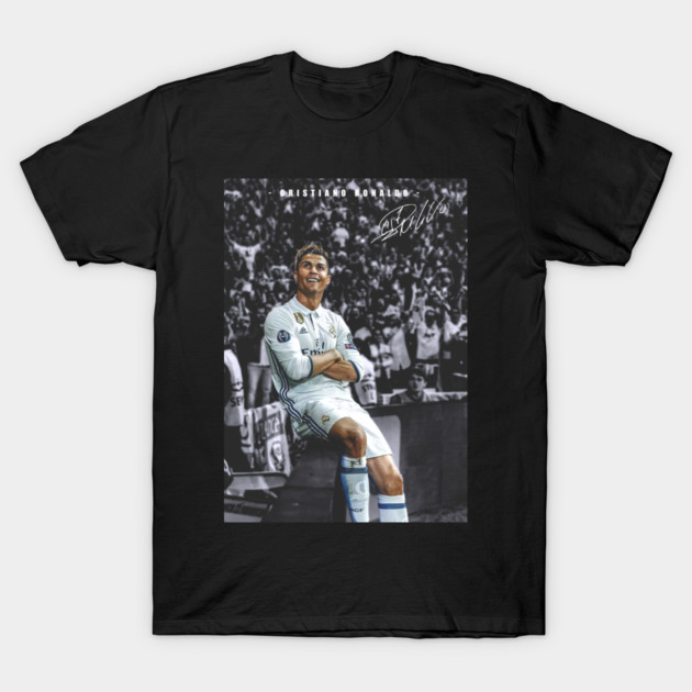 Cristiano Ronaldo Celebration - Cristiano Ronaldo - T-Shirt | TeePublic