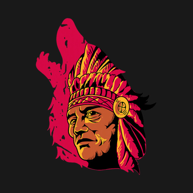 Cute Wolf Native American Wolf Indian Pride - Native American - T-Shirt ...