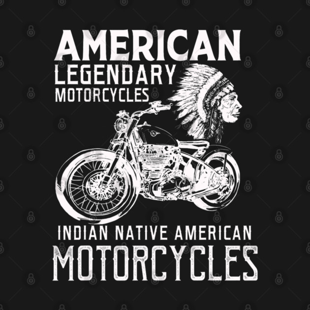 Indigenous People American Native Indian America Motorcycle Gift for ...