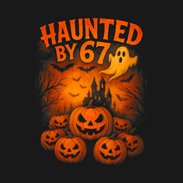 67 Ghost Halloween Six Seven Gen Alpha Z - Trendy Halloween Ghost - T ...