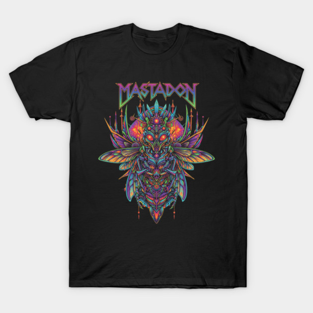 Mastodon Psychedelic Insect Totem Metal - Mastodon - T-Shirt | TeePublic