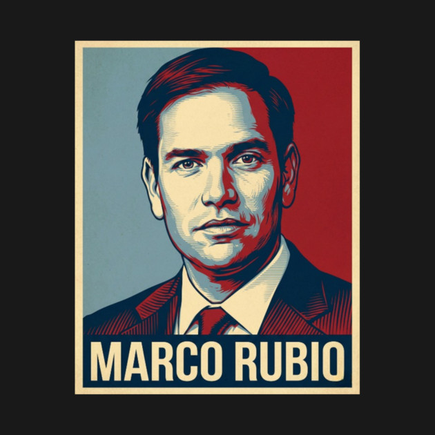 Marco Rubio Hope Style Retro Poster Art - Marco Rubio - T-Shirt | TeePublic