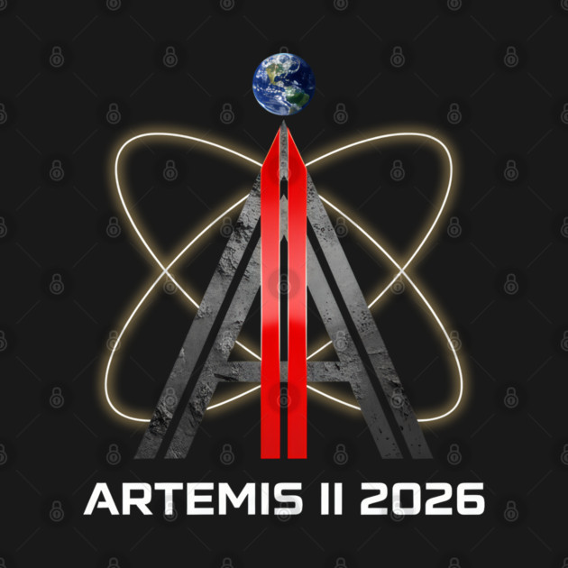 Artemis 2 2026 Lunar Mission Inspired Space Emblem 3 - Artemis - Hoodie ...