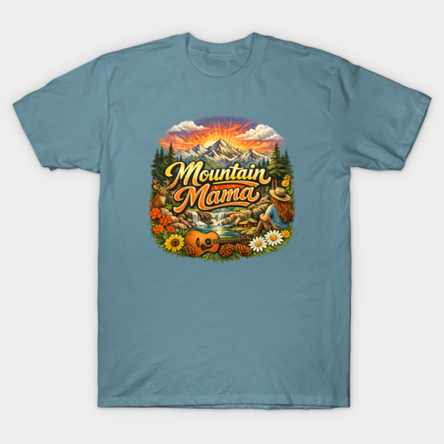 Mountain Mama - Country Roads Take Me Home - T-Shirt | TeePublic