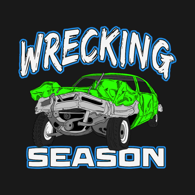 S52 Demolition Derby Smashing Cars (8) - Demolition Derby - T-Shirt ...