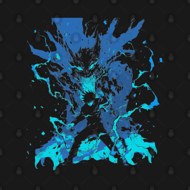 Megumi Fushiguro Ten Shadows Technique Fan - Megumi Fushiguro - T-Shirt ...