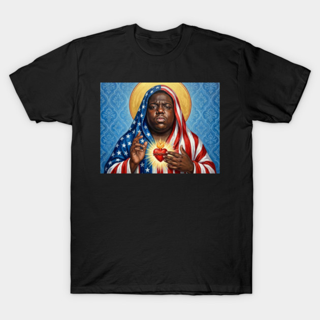 St. Christopher Wallace - Famous People - T-Shirt | TeePublic