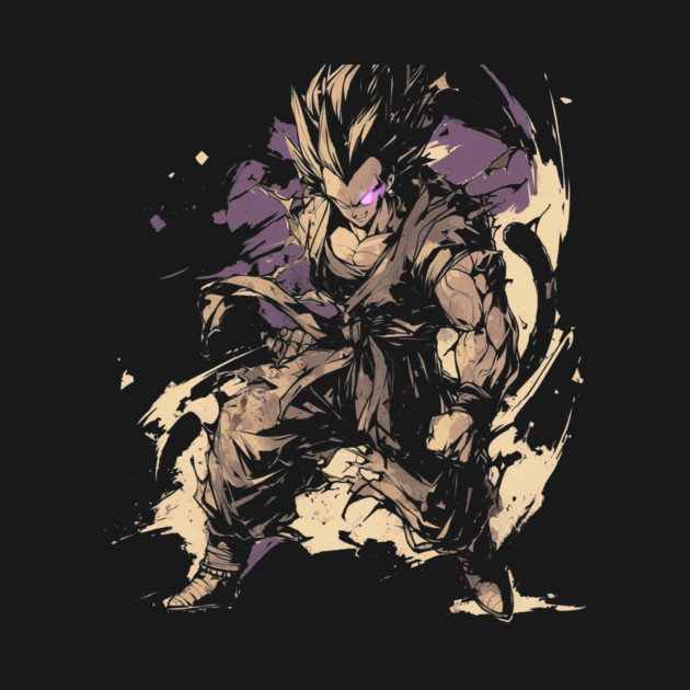 Majin Vegeta Super Saiyan Fan Art - Majin Vegeta - T-Shirt | TeePublic