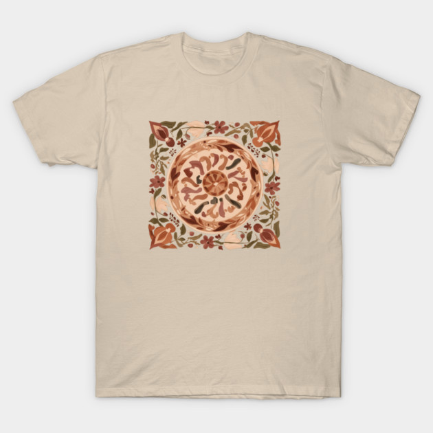 Steady Rhythm – Folk Art Illustration - Aesthetic - T-Shirt | TeePublic