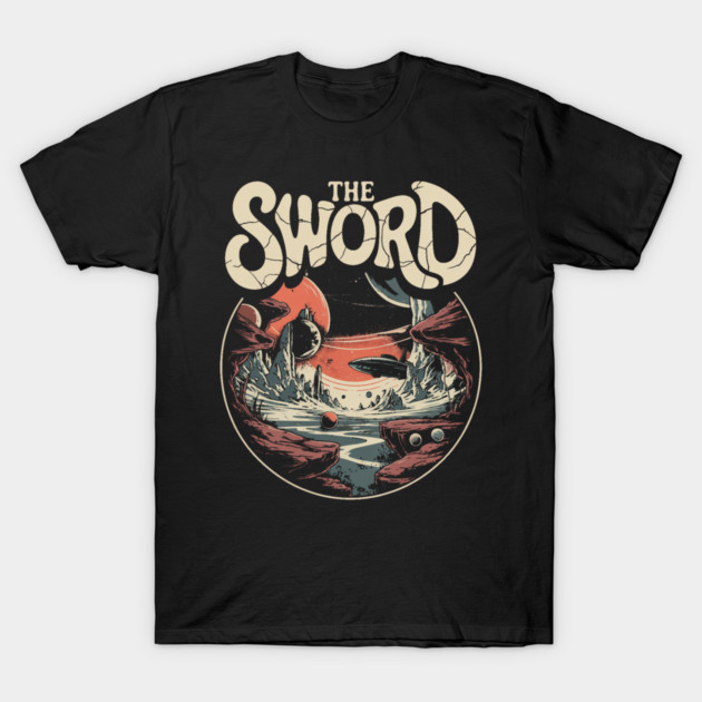 Sword in the Ocean - Sword - T-Shirt | TeePublic