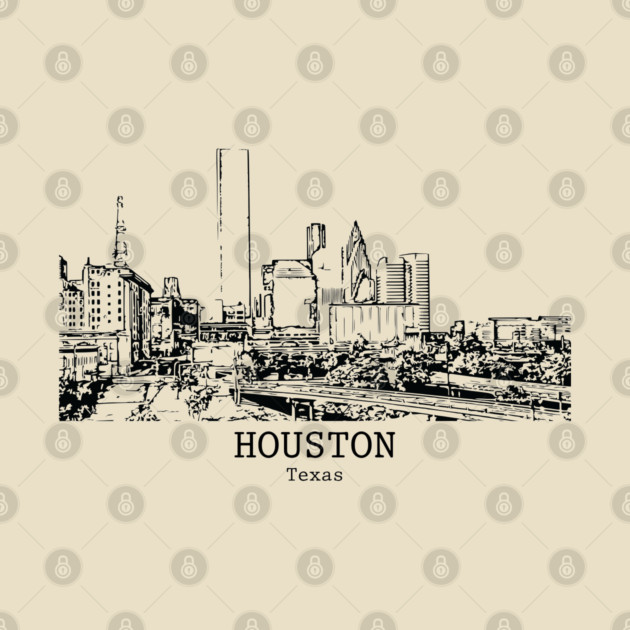 Houston - Texas - Houston - T-Shirt | TeePublic