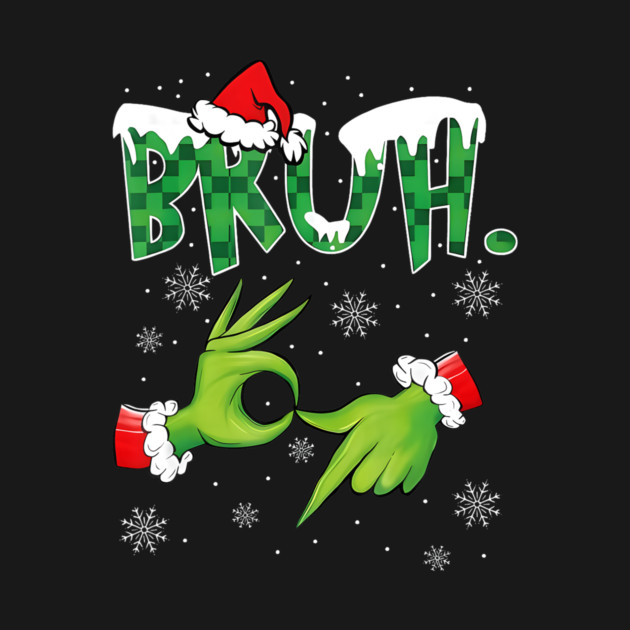 Bruh 67 Six Seven 6 7 Gen Alpha Slang - Funny Christmas Meme - T-Shirt ...