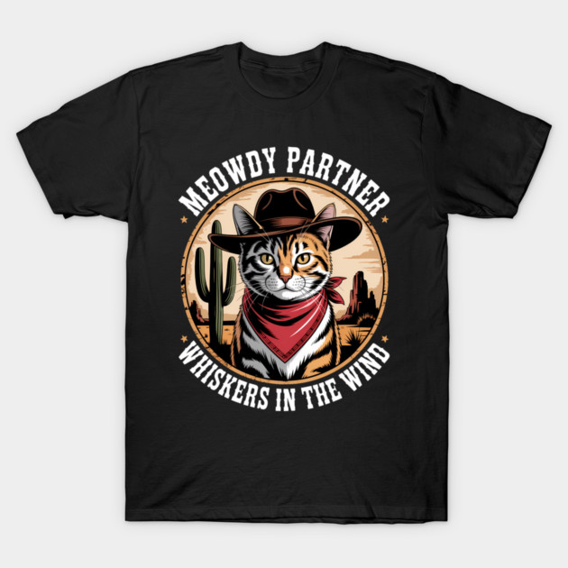 Cowboy Cat Cool - Cowboy Cat Cool - T-Shirt | TeePublic