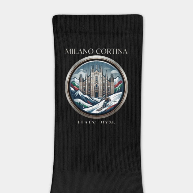 Milano Cortina 2026 Italy Winter Sports - Milano Cortina 2026 - Socks ...