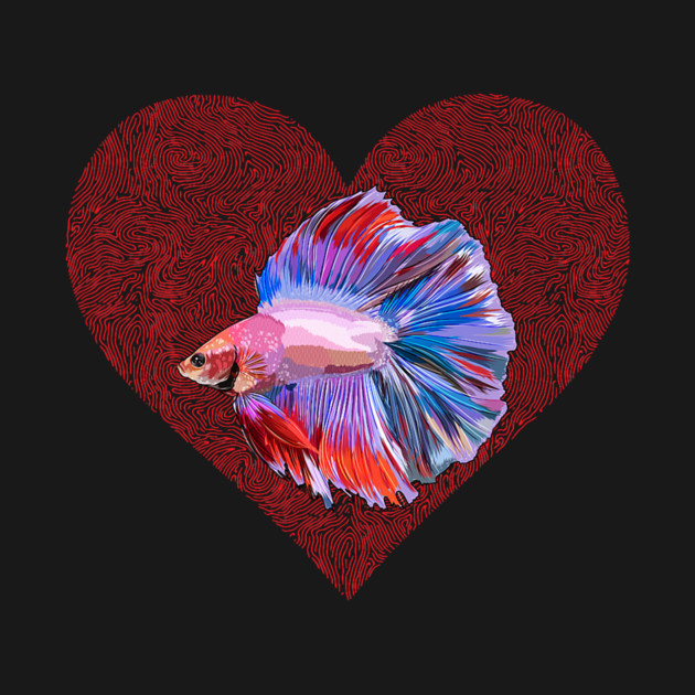 S2 Betta Fish Siamese Fighting Fish (68) - Betta Fish - T-Shirt | TeePublic