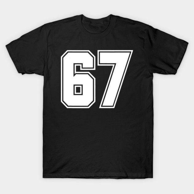 6 7 Number 67 Gen Alpha - Gen Alpha Meme - T-Shirt | TeePublic