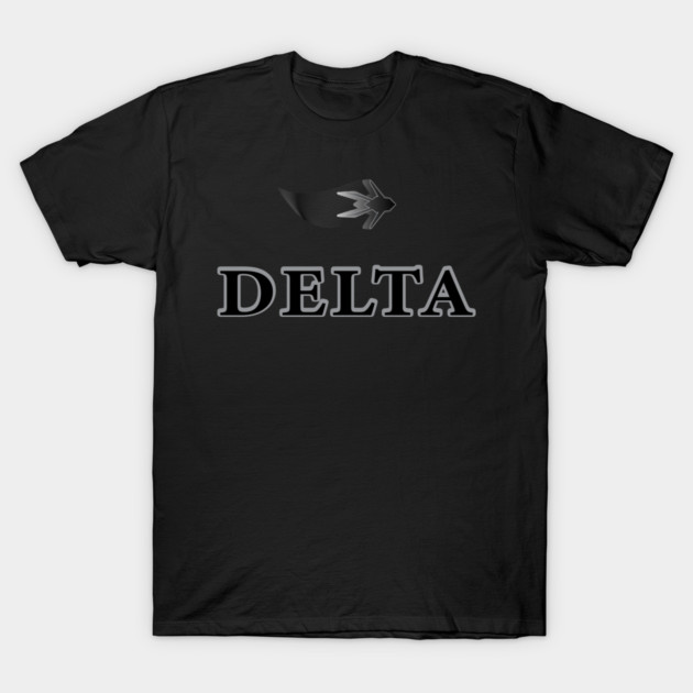 Delta Flight Arrow Minimalist Motion Line Design - Delta - T-Shirt ...