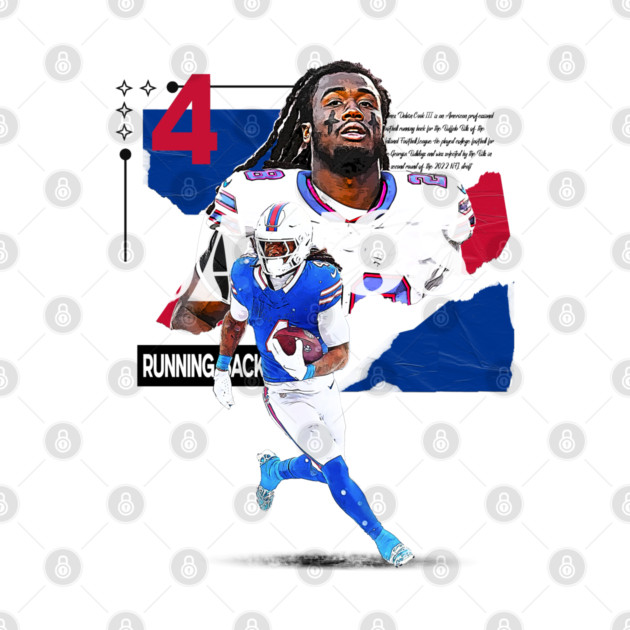 James Cook III football Player Bills 2 - James Cook Iii - T-Shirt ...