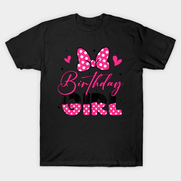 Pink Family Party - Birthday Girl - T-Shirt | TeePublic