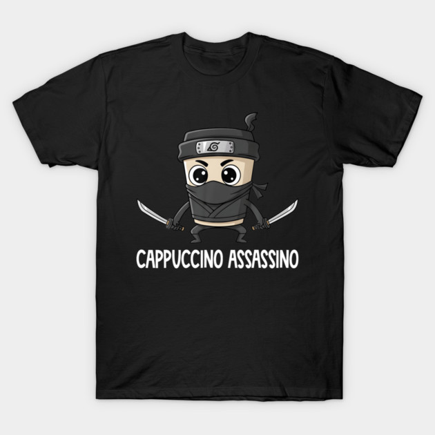 Italian Brainrot Characters Cappuccino Assassino - Murderous Coffee - T ...