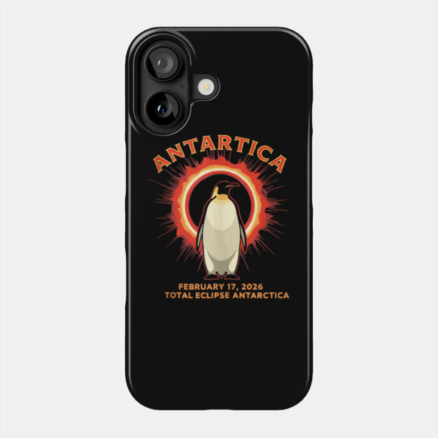 Ring Fire Antarctica 2026 Solar Eclipse Penguin - Solar Eclipse ...