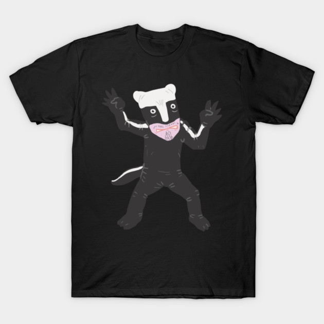 Happy Skunk Dance - Skunk - T-Shirt | TeePublic
