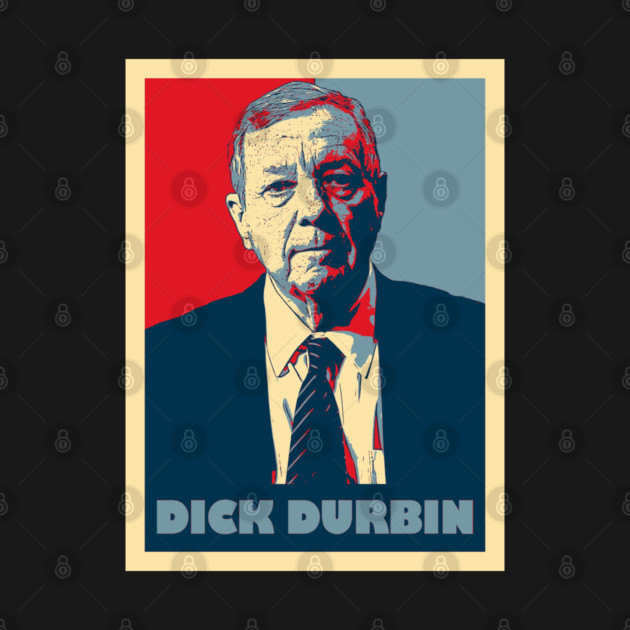 Dick Durbin retro design - Politics - T-Shirt | TeePublic