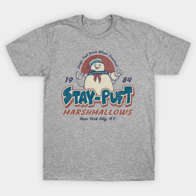 Stay Puft Label Lts Worn - 80s Movies - T-Shirt | TeePublic