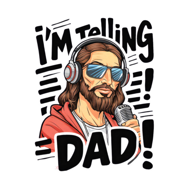 Telling Dad: Funny Religious Gift - Jesus - T-Shirt | TeePublic