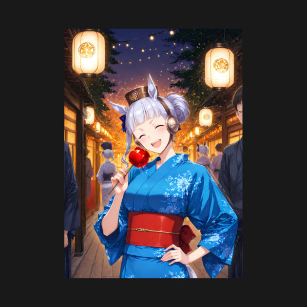 Gold Ship Uma Musume Pretty Derby Night Festival Yukata Anime Girl ...