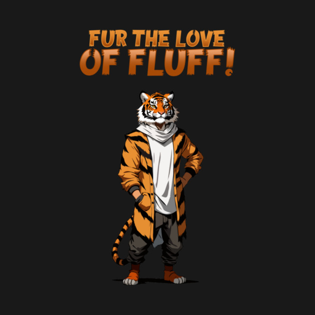 For the Love of Fluff I Anthro Tiger Character Artwork - Furry - T ...