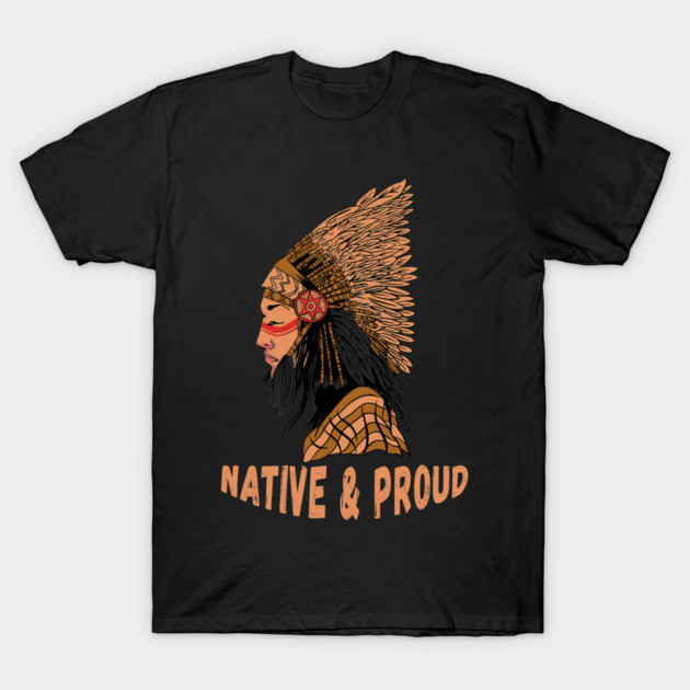 Indigenous People And Proud Native American Feather Headdress Indian ...